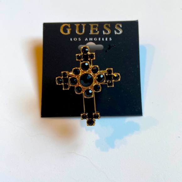 Guess | Jewelry | New Guess Cross Gemstone Adjustable Rings | Poshmark